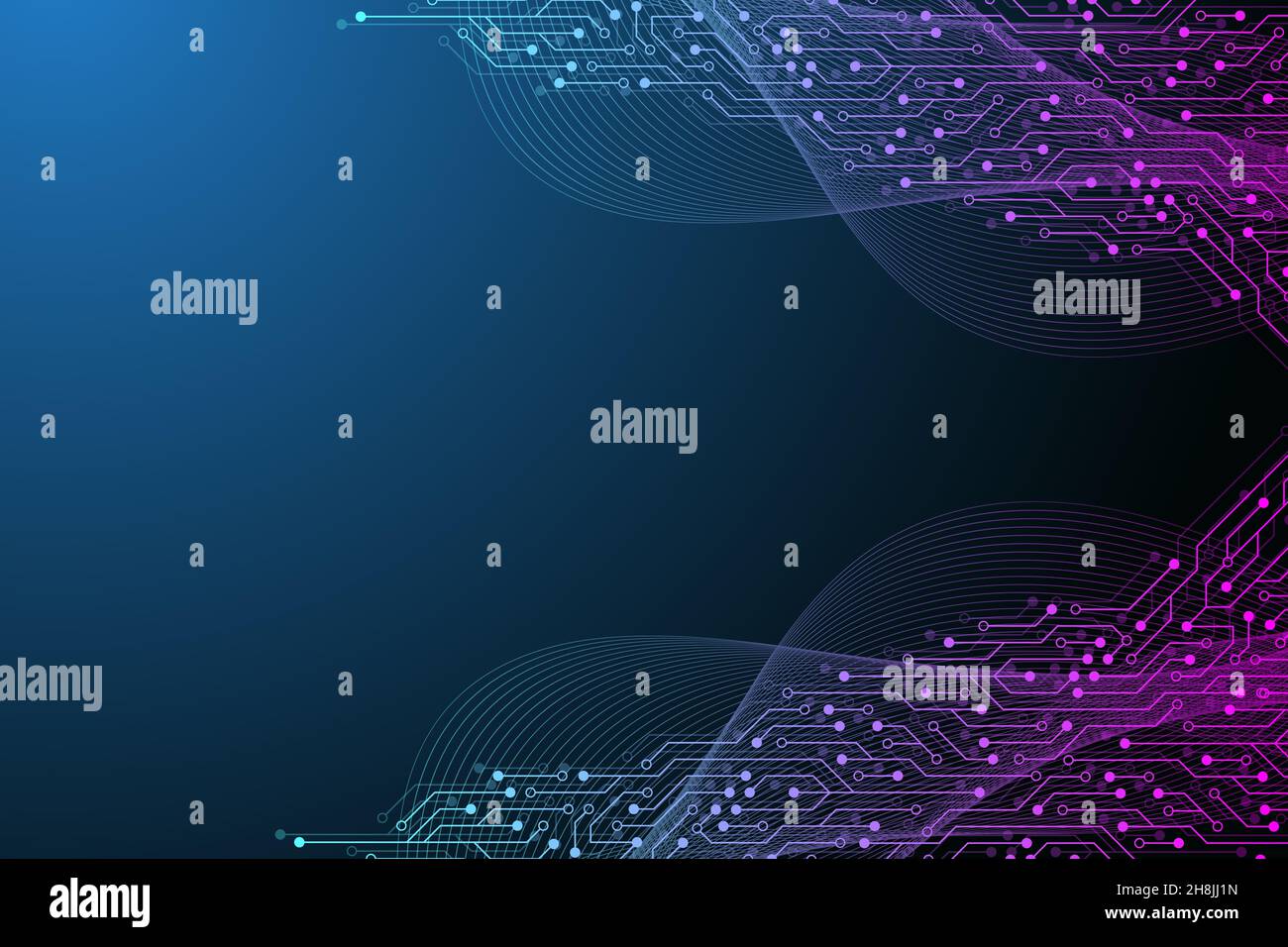 Computer motherboard background with circuit board electronic elements ...