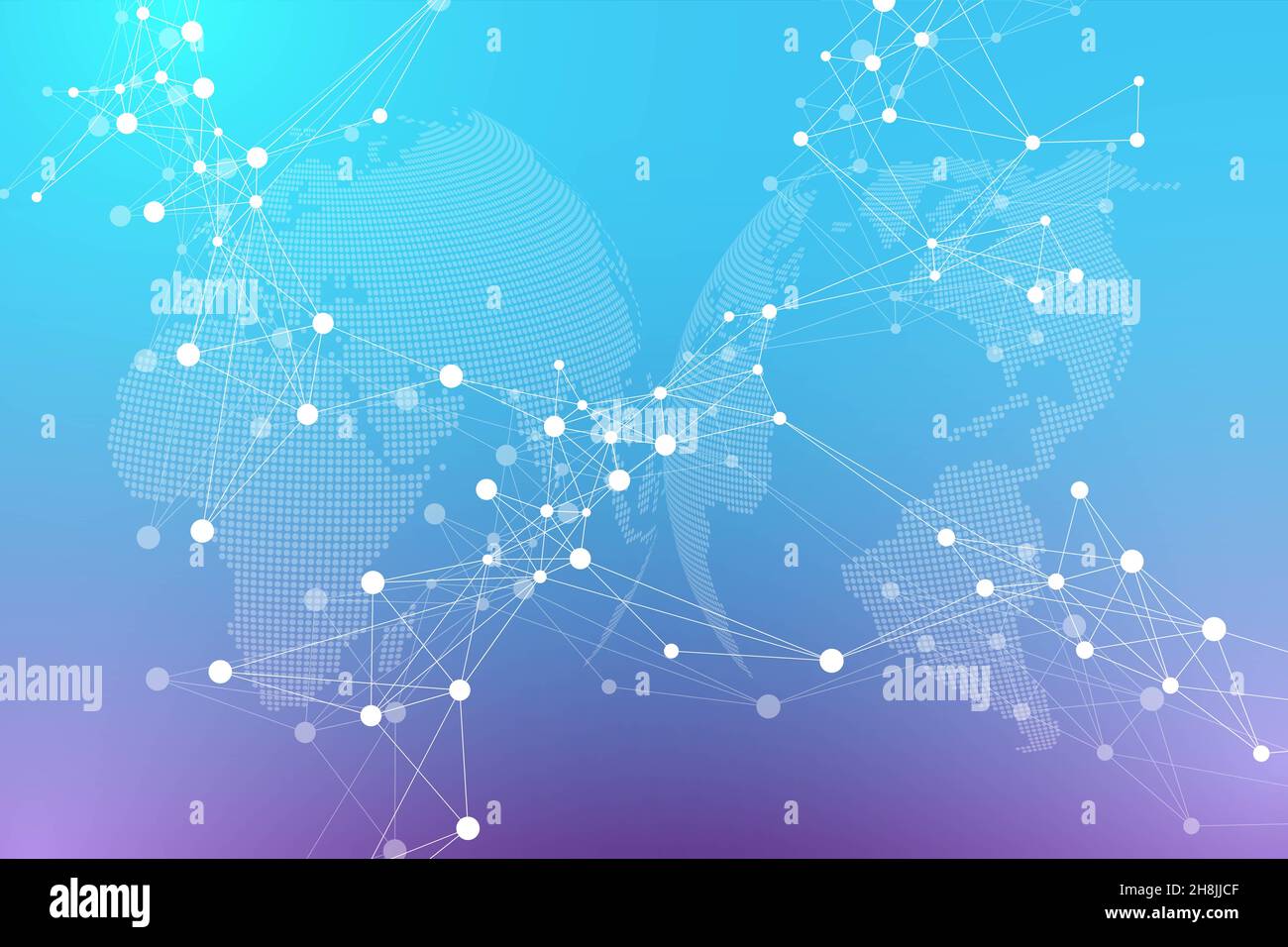 Big Data Visualization Geometric Abstract Background Visual Information Complexity Futuristic