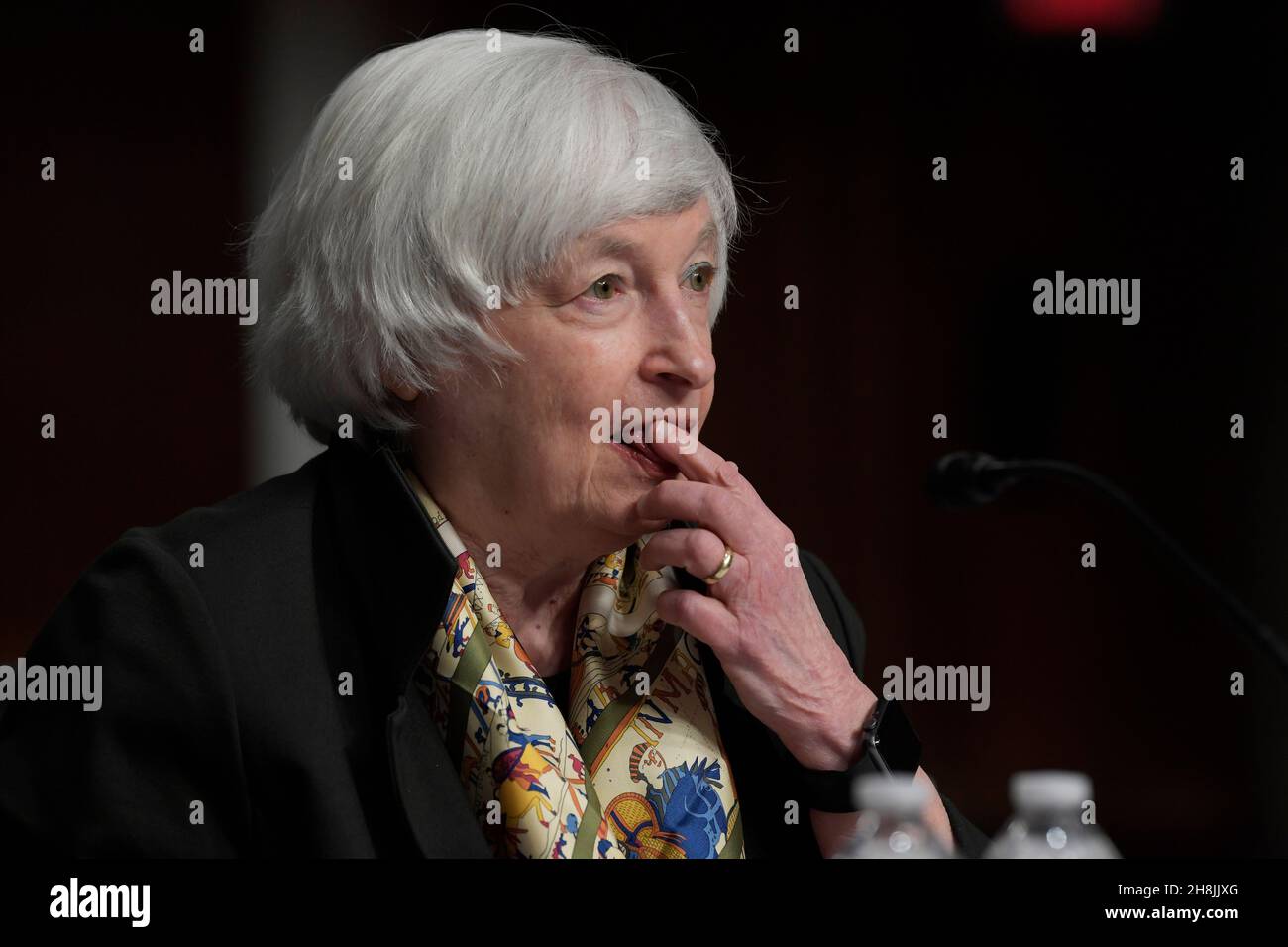 US Secretary of the Treasury Janet L. Yellen testifies before Senate ...