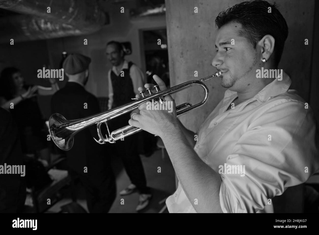The Band Shantel und Bucovina Club Orkestar with frontman Stefan Hantel ...