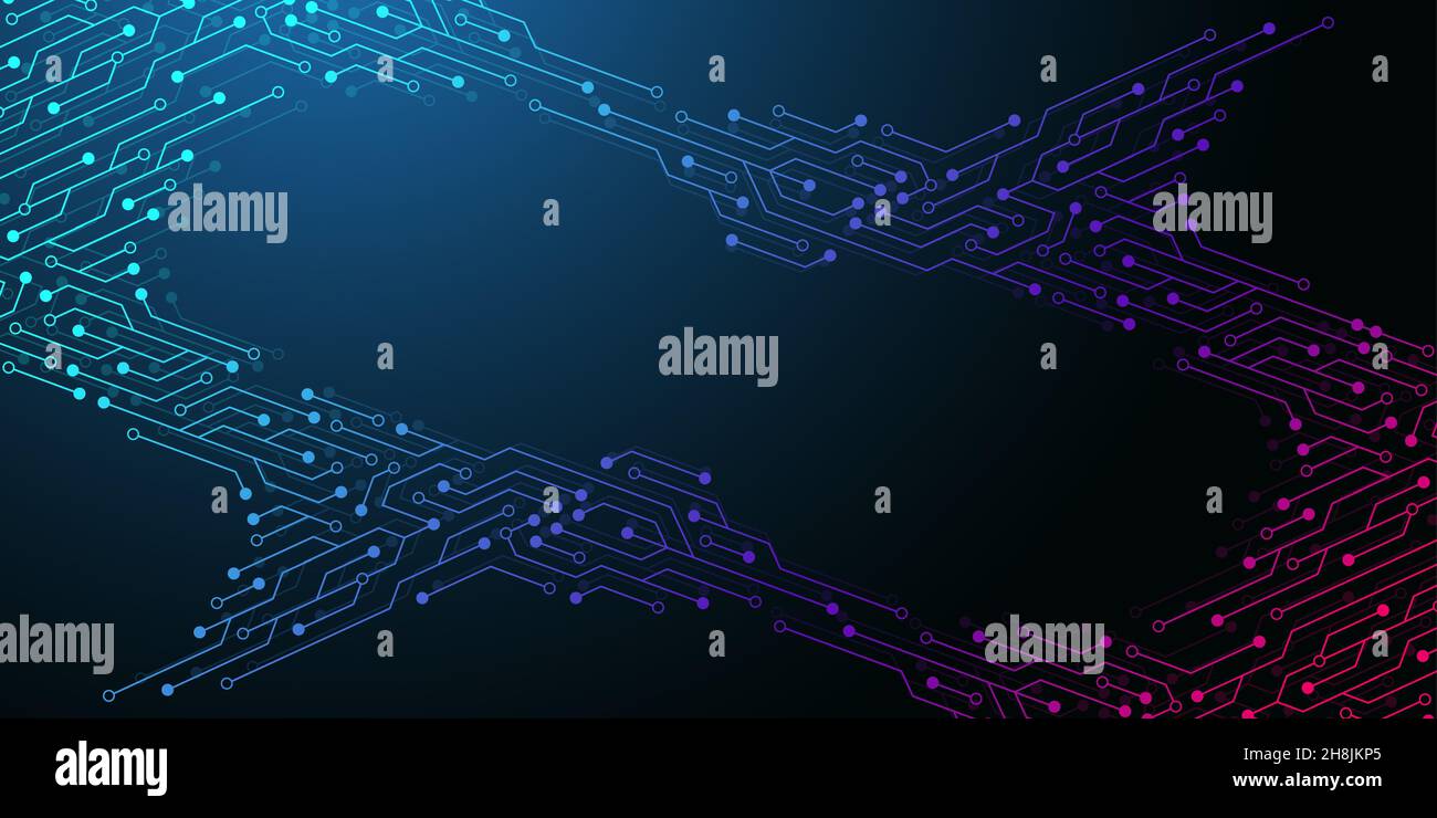Computer motherboard background with circuit board electronic elements ...