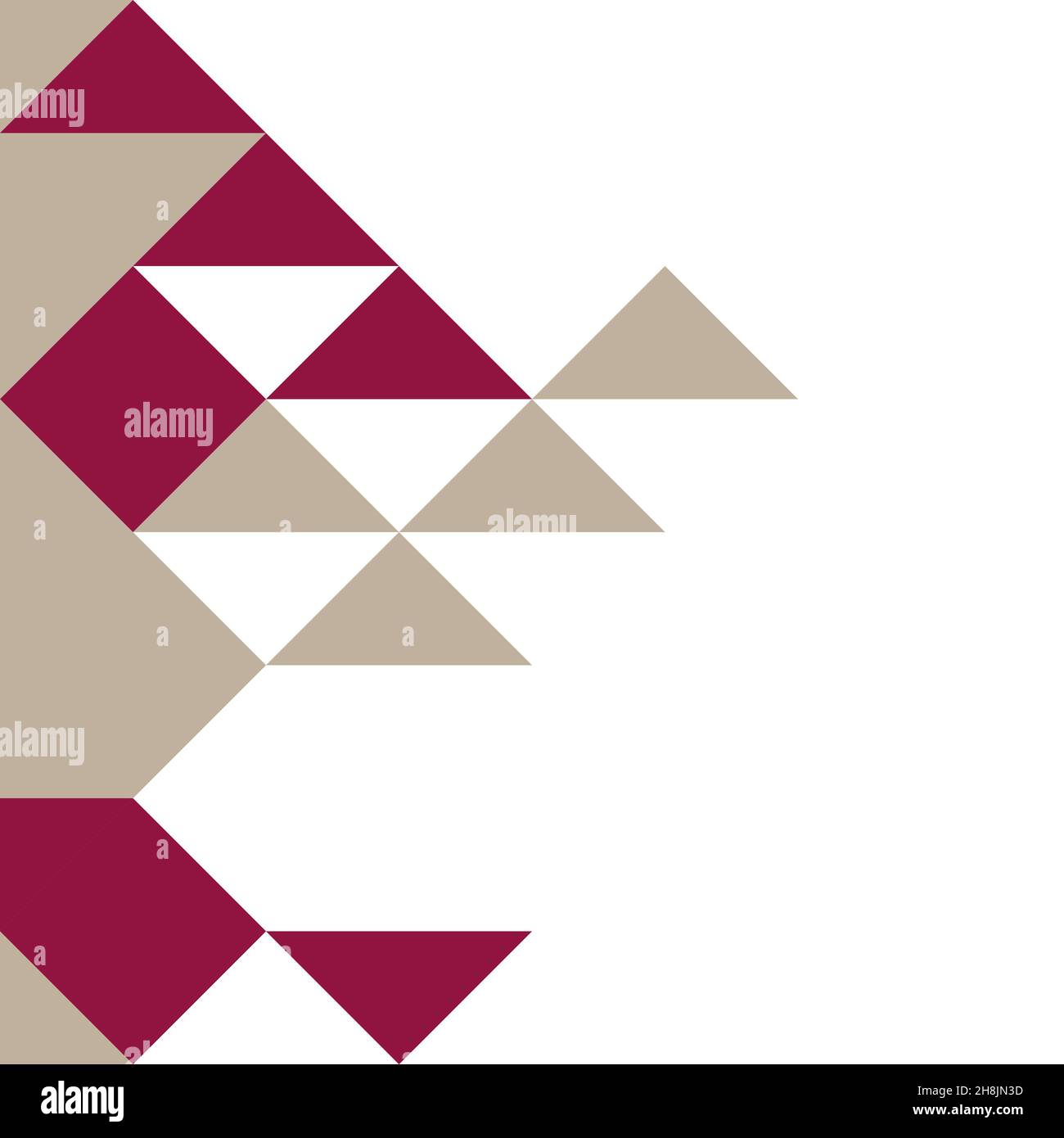 Abstract Geometrical generative computational art illustration Stock ...