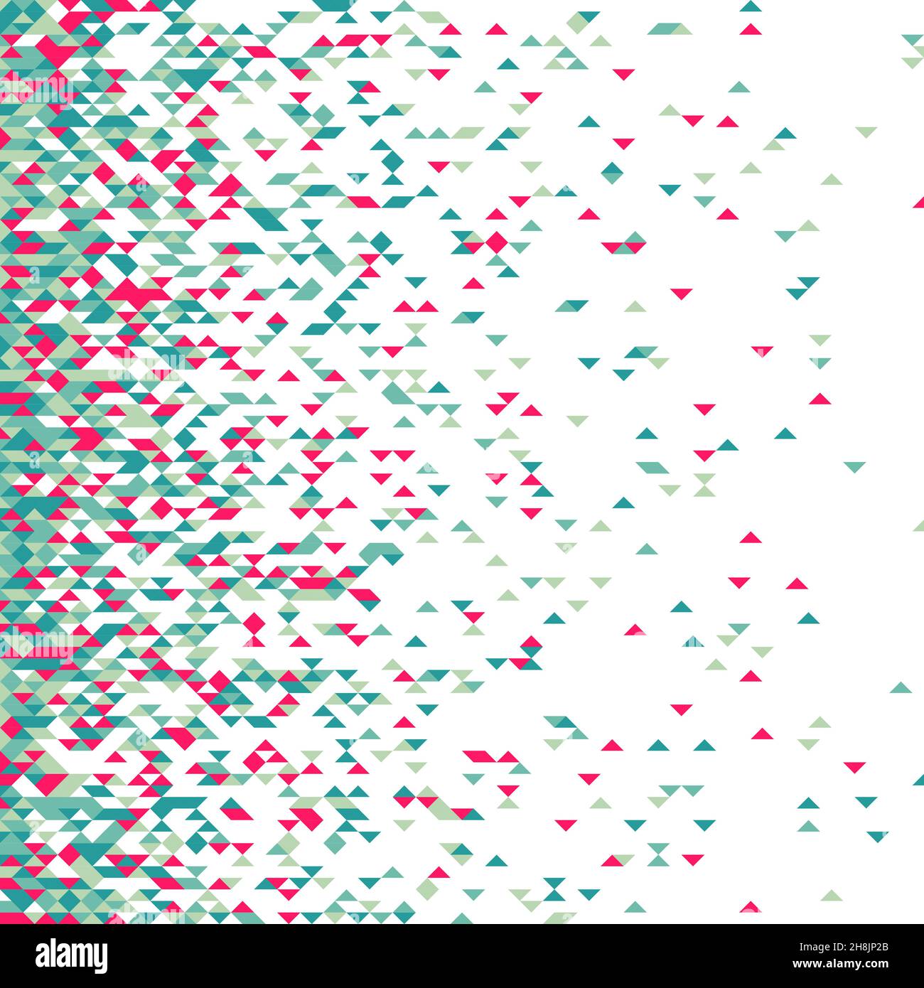 Abstract Geometrical generative computational art illustration Stock ...
