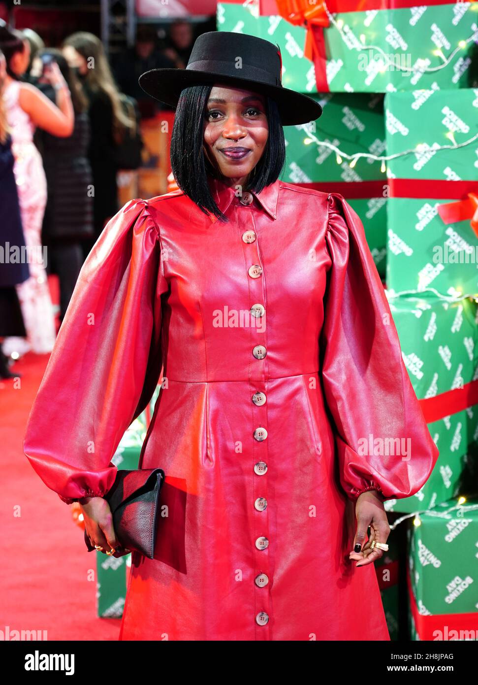 Tamara Lawrence arriving for the world premiere of Boxing Day at the ...