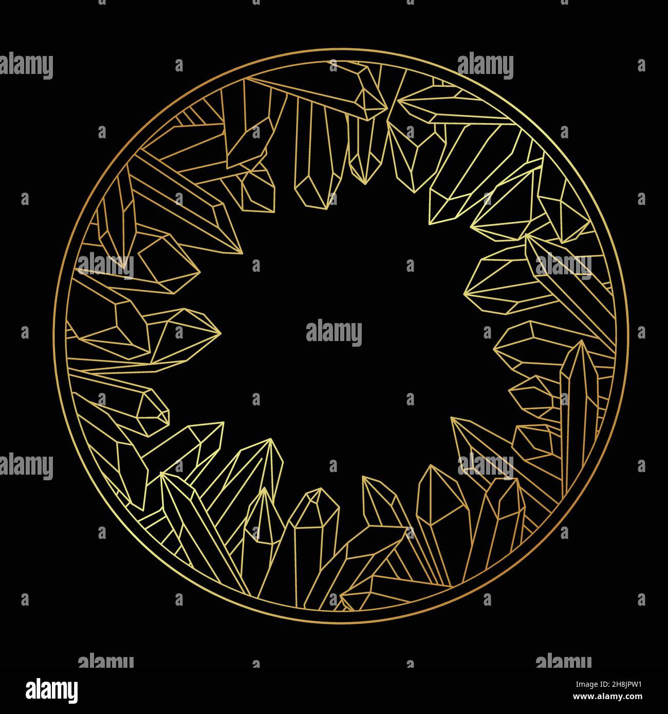 Chakra crystals Stock Vector Images - Alamy