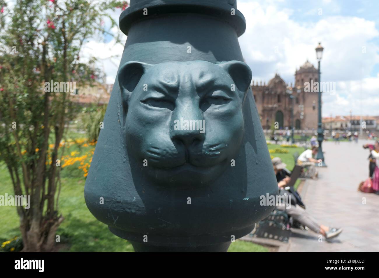 cat face with whiskers in Cusco Peru art artwork style animal dangerous ...