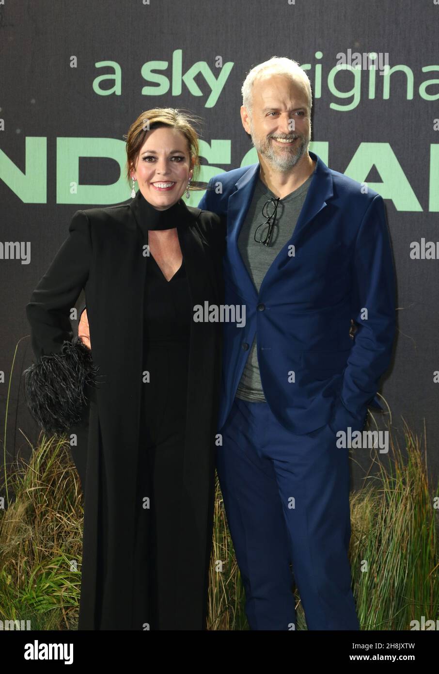 Olivia Colman and Ed Sinclair, Landscapers UK Premiere, Queen Elizabeth ...
