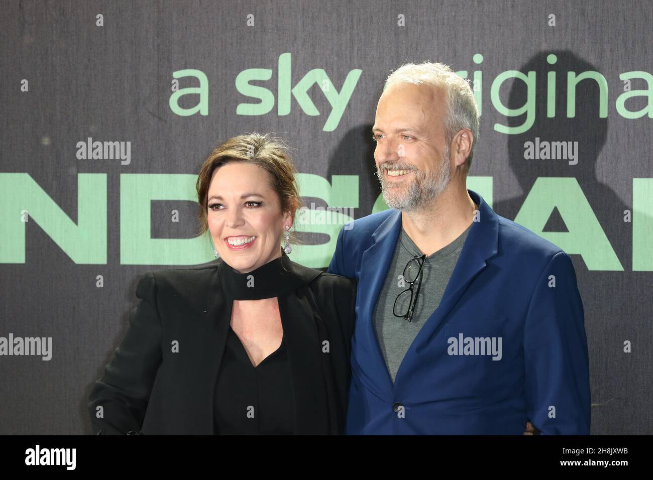 Olivia Colman and Ed Sinclair, Landscapers UK Premiere, Queen Elizabeth ...