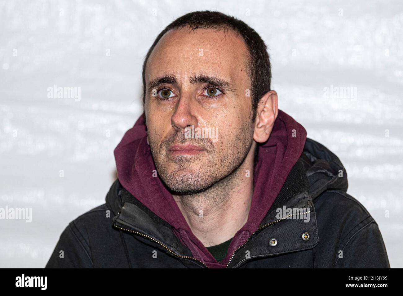 Turin, Italy. 30 November 2021. Michele Rech, also known as Zerocalcare ...