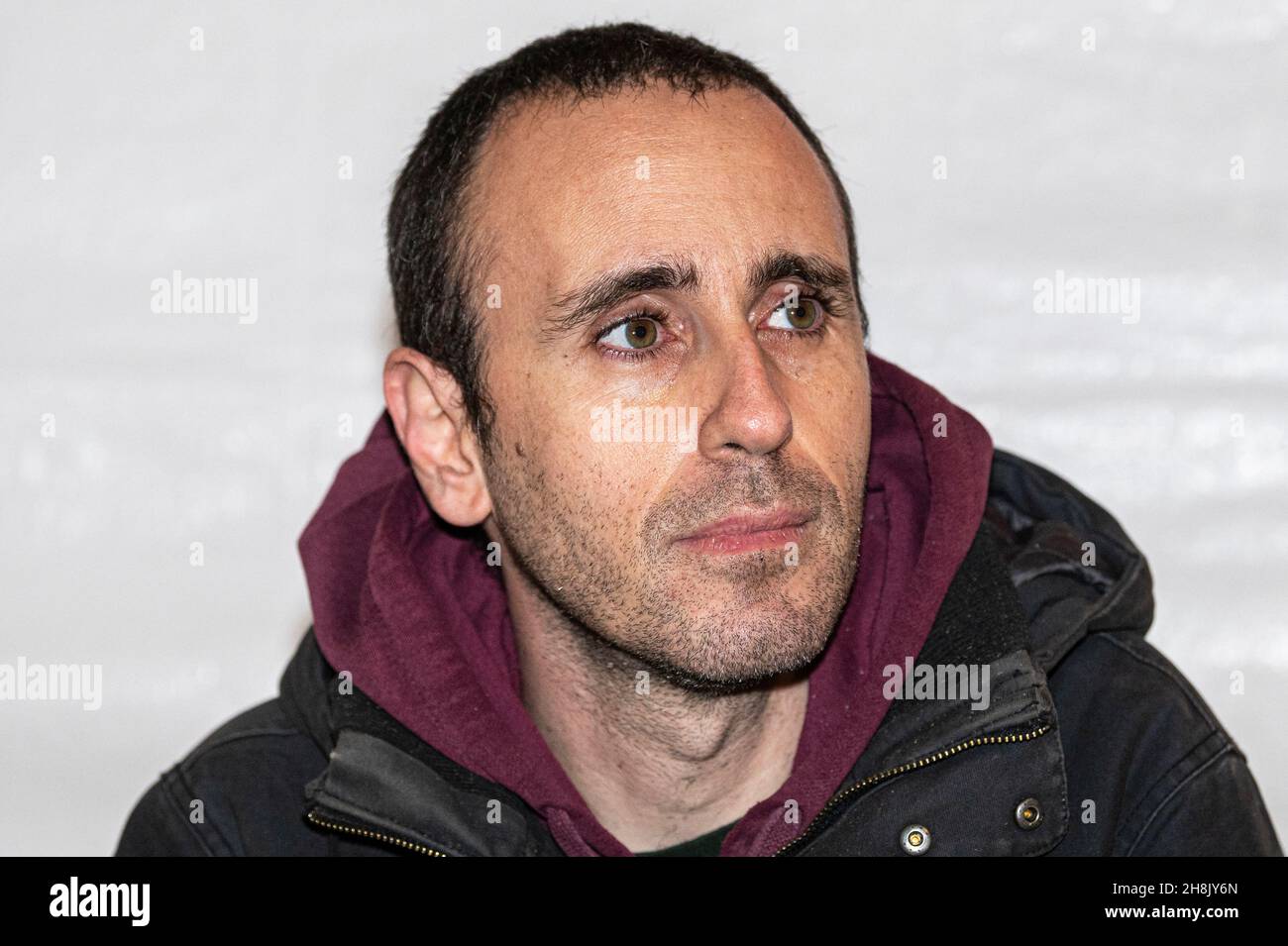 Turin, Italy. 30 November 2021. Michele Rech, also known as Zerocalcare ...