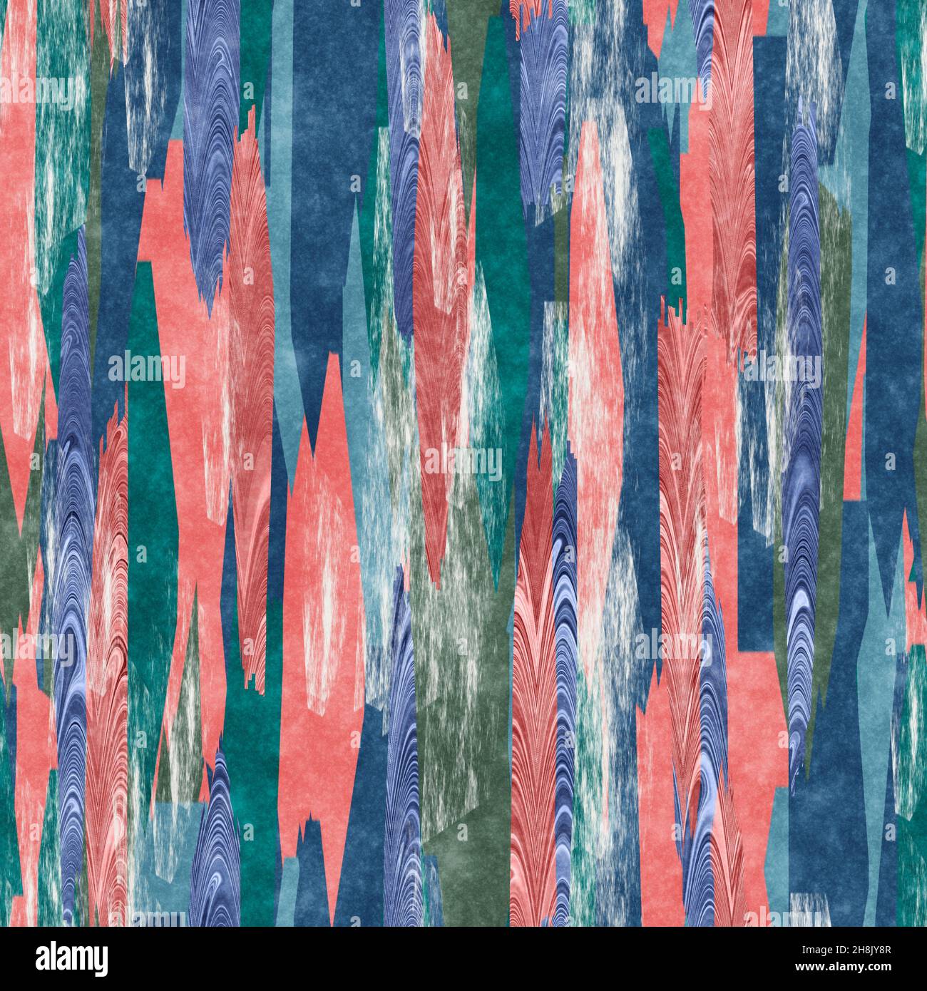 Seamless paper strip collage surface pattern design for print Stock ...