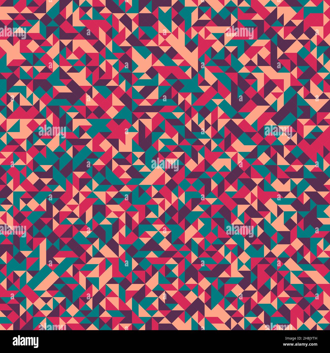 Abstract Geometrical generative computational art illustration Stock ...