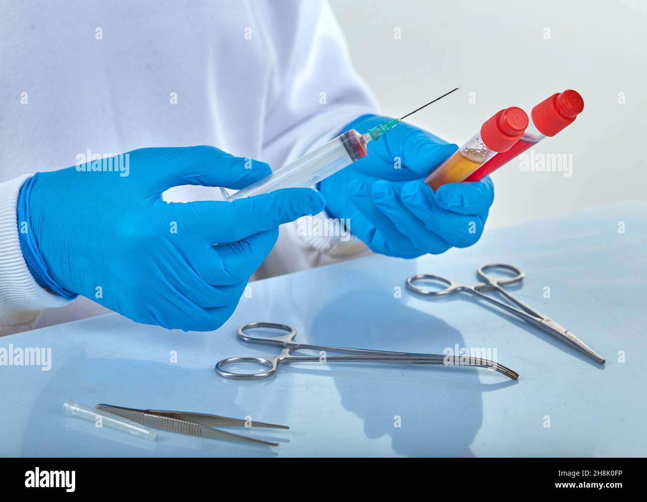 Medical instruments background, surgery or infection (coronavirus ...