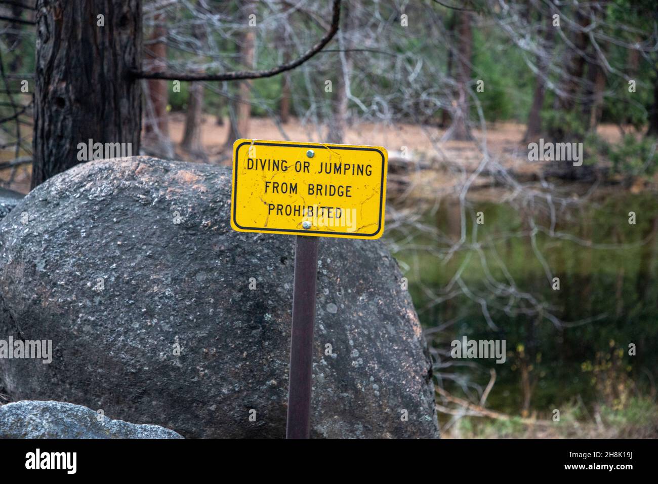 No jumping off bridge hi-res stock photography and images - Alamy