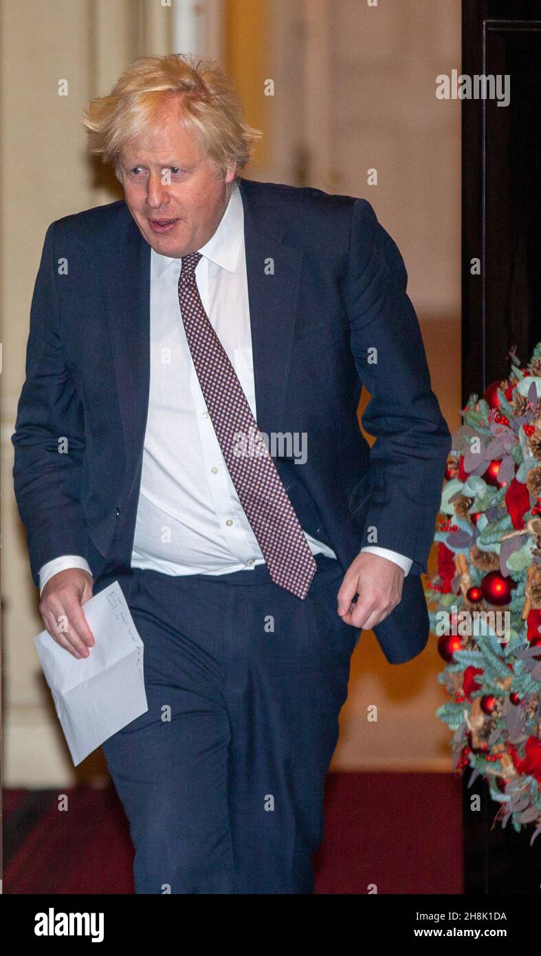 London, England, UK. 30th Nov, 2021. UK Prime Minister BORIS JOHNSON ...