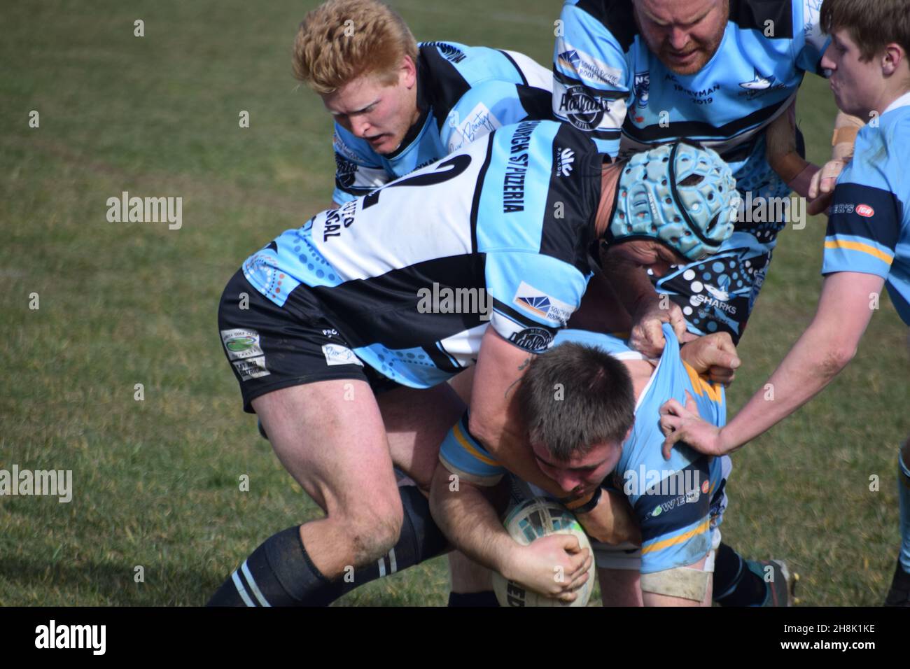 Australian aussie rules football footy ball hi-res stock photography ...