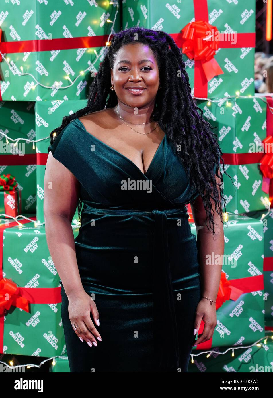 Rochelle Rose arriving for the world premiere of Boxing Day at the ...