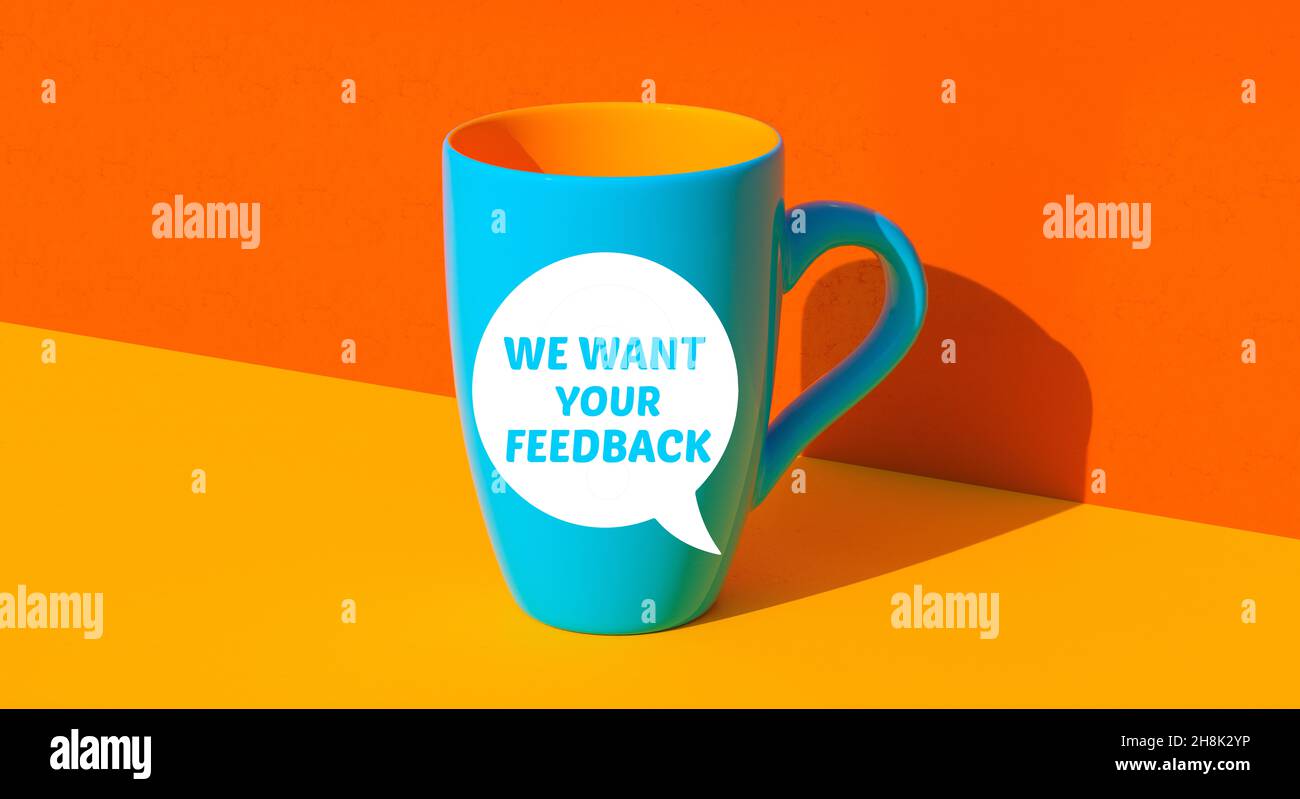 Feedback and next step Stock Photo - Alamy