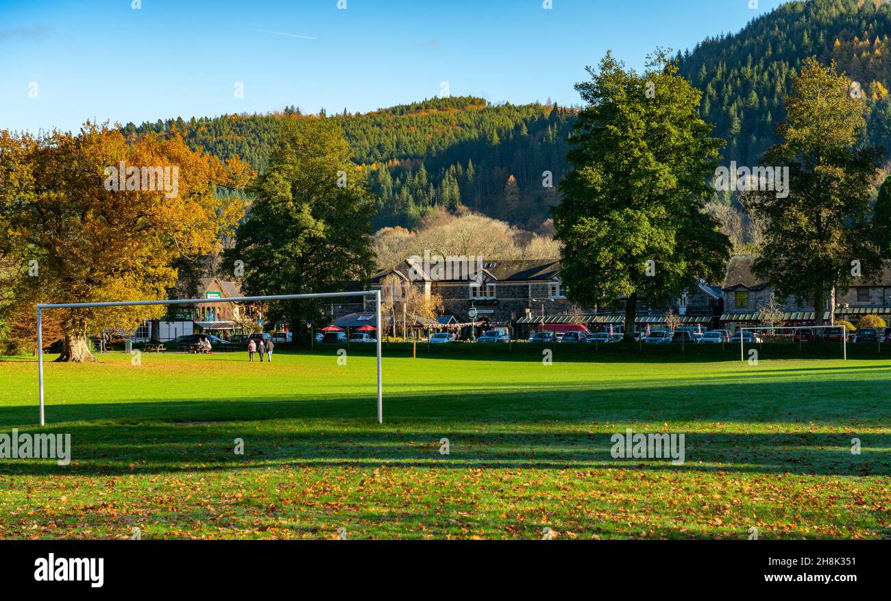 A very picturesque setting for Betws-Y-Coed Football Club Pitch (Cae ...