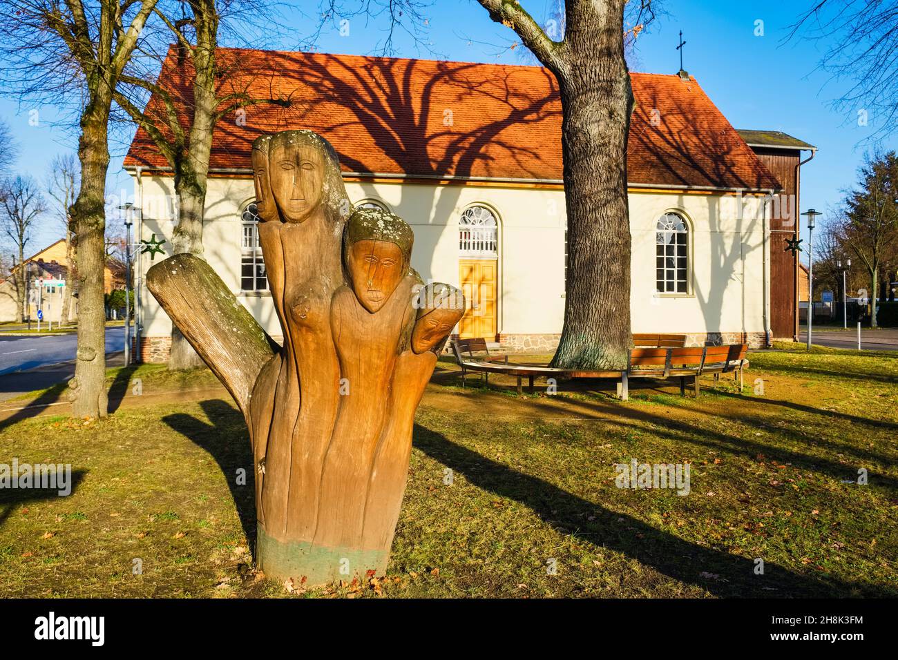 Church Schönwalde, Wandlitz, Brandenburg, Germany Stock Photo - Alamy