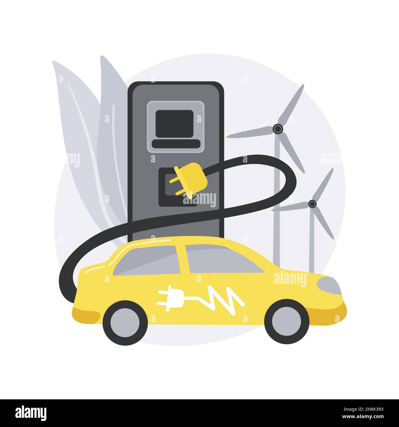 Low emission electric vehicle Stock Vector Images - Alamy