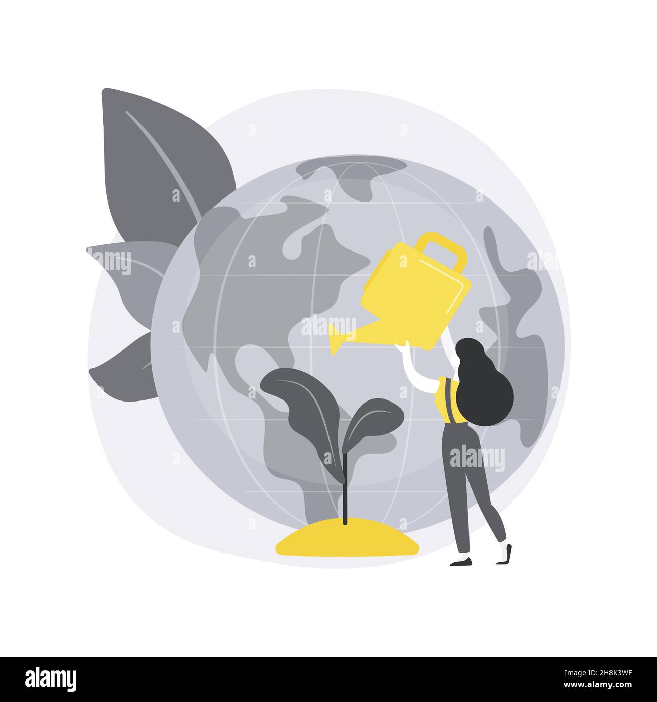 Lands conservation abstract concept vector illustration Stock Vector ...