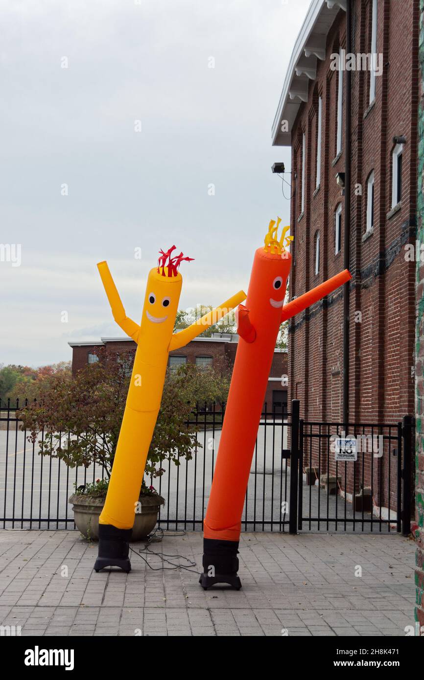 Inflatable waving arm man hi-res stock photography and images - Alamy