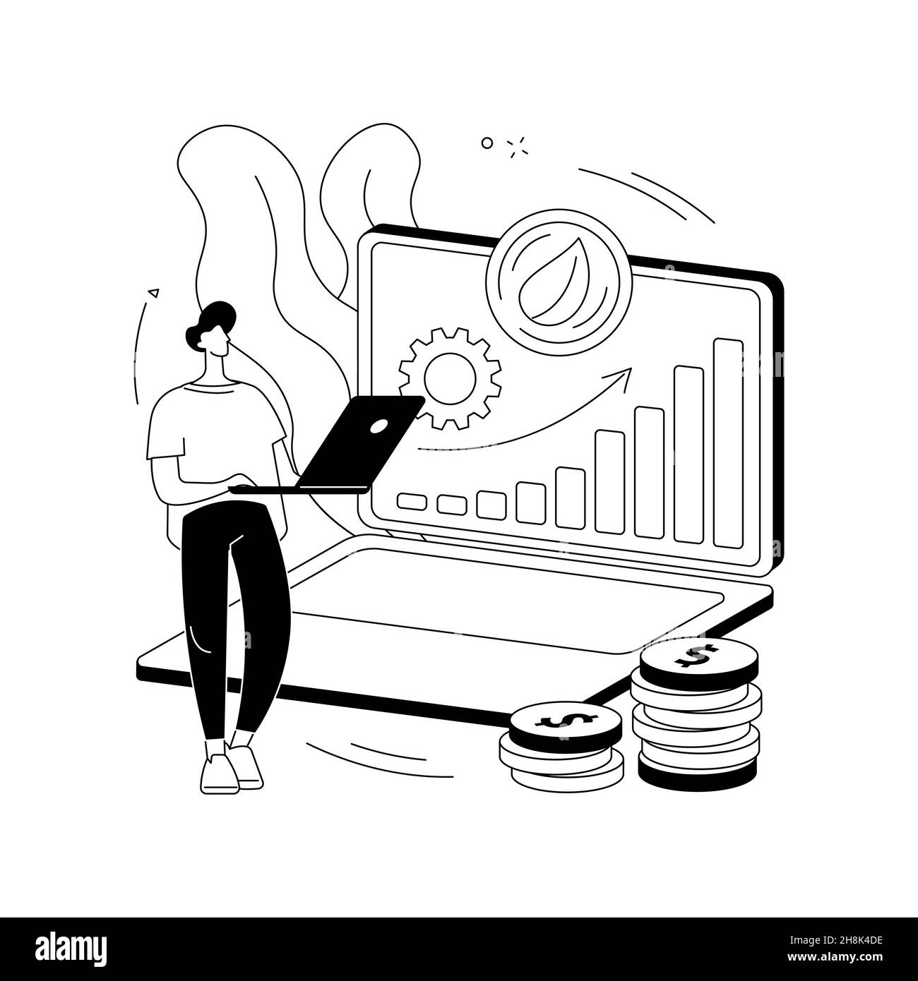 Sustainable business abstract concept vector illustration Stock Vector ...