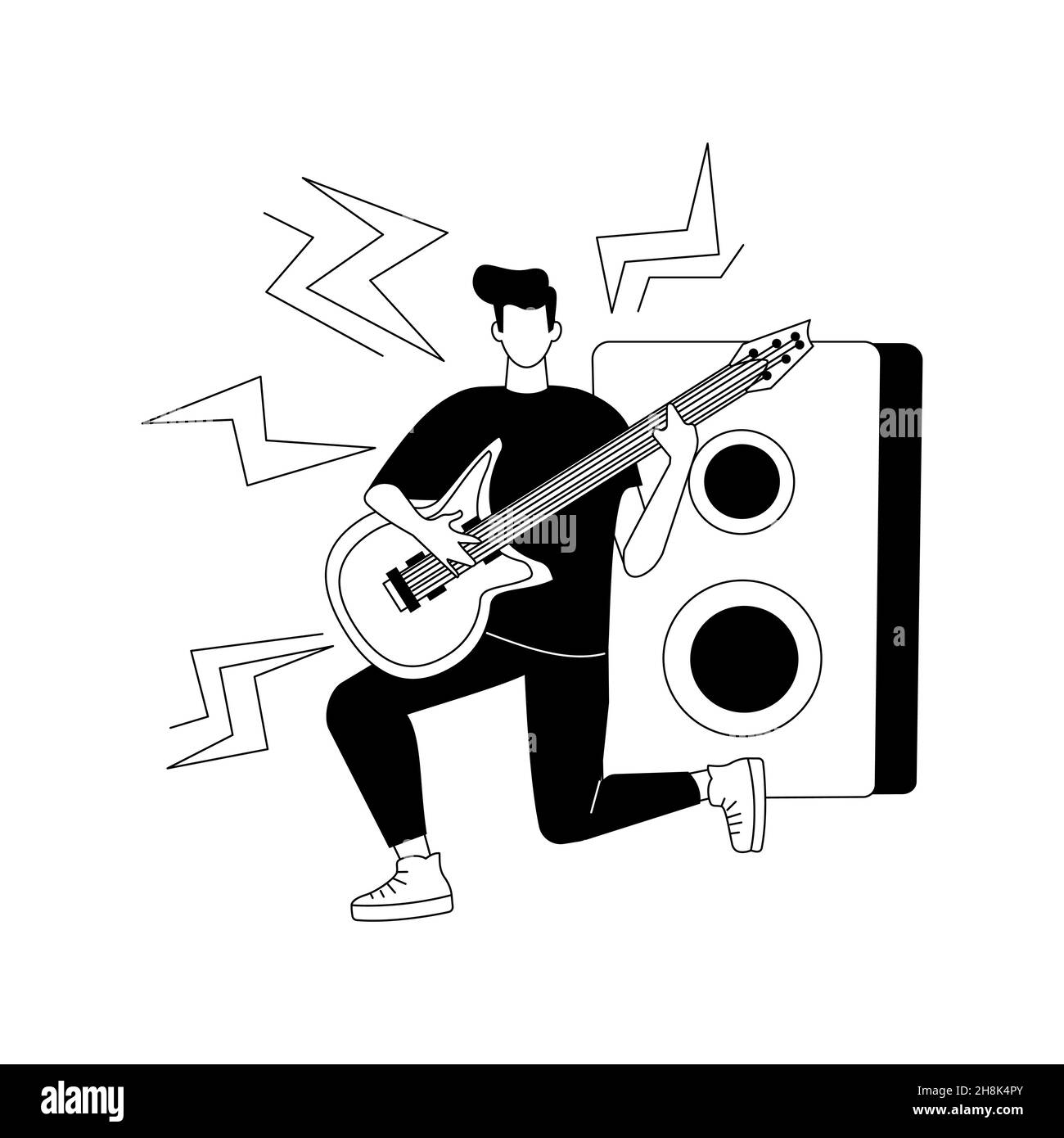 Rock music abstract concept vector illustration Stock Vector Image ...