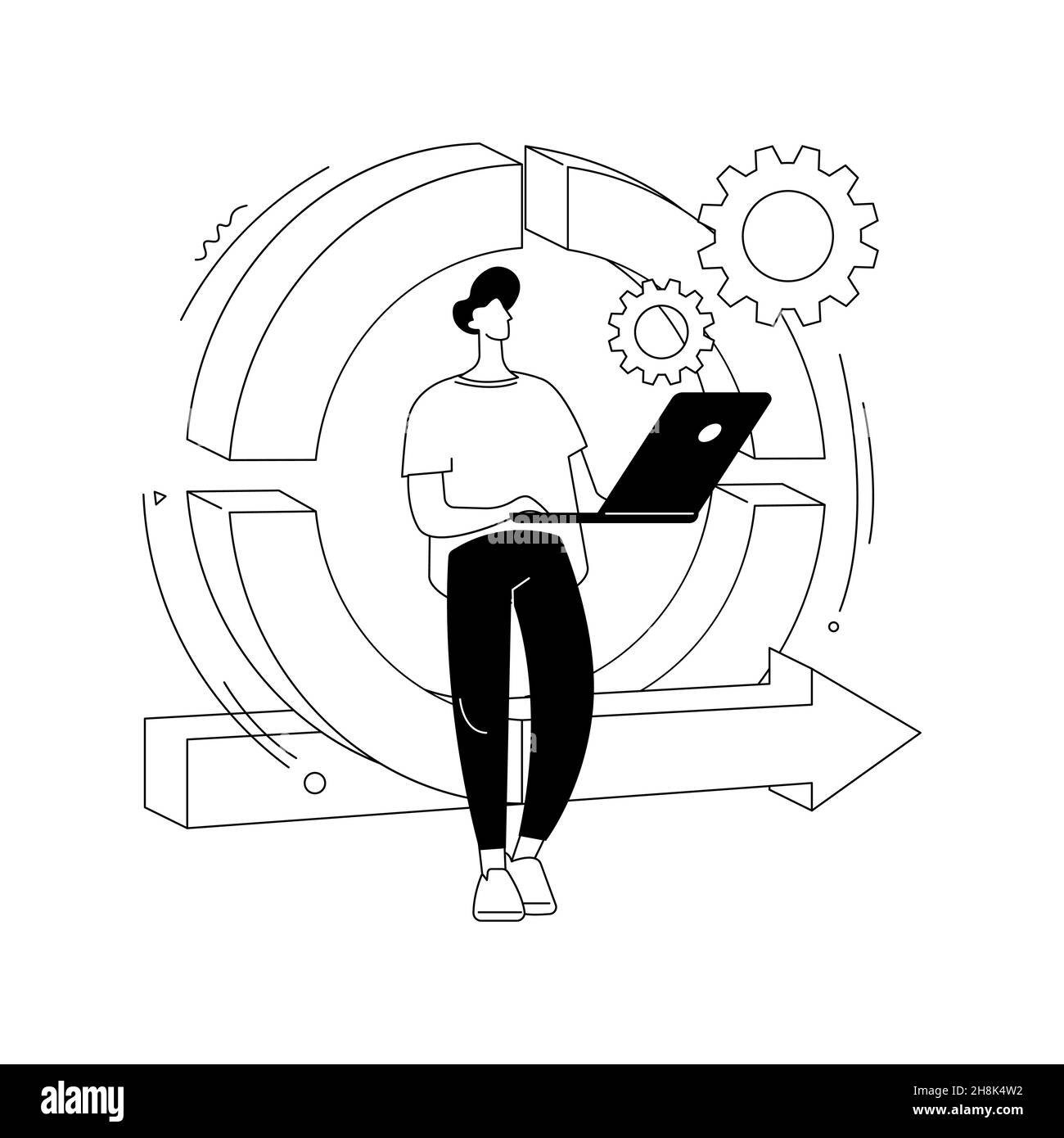 Agile project management abstract concept vector illustration Stock ... Agile project management abstract concept vector illustration Stock ...
