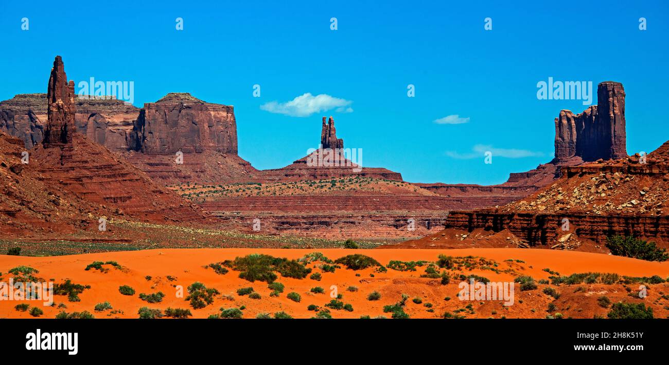 Monument Valley, Colorado Plateau, Arizona-Utah border Stock Photo - Alamy