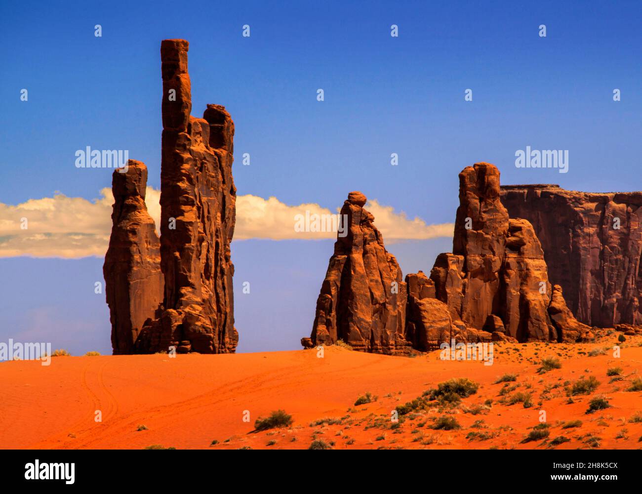 Monument Valley, Colorado Plateau, Arizona-Utah border Stock Photo - Alamy
