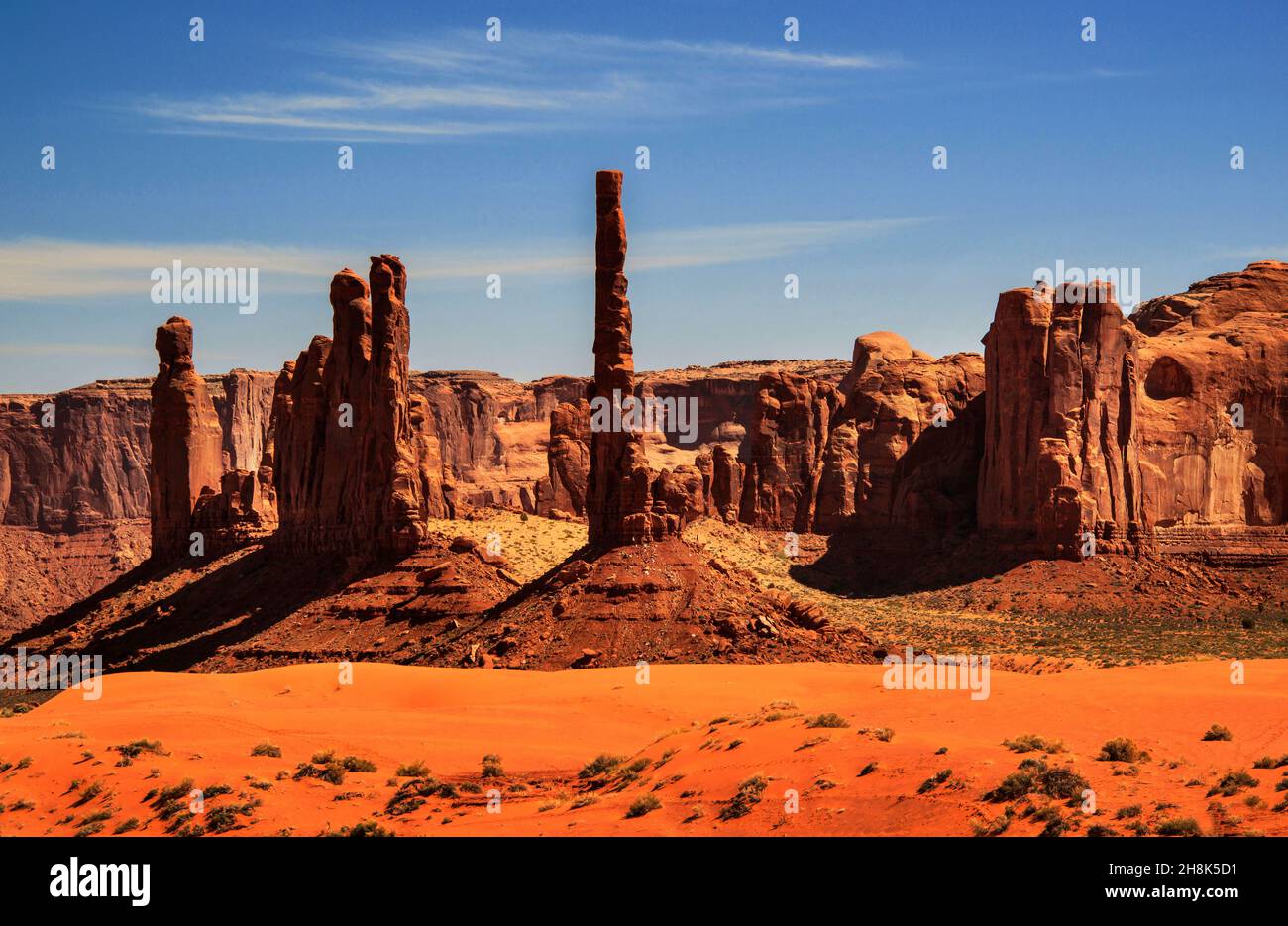 Monument Valley, Colorado Plateau, Arizona-Utah border Stock Photo - Alamy
