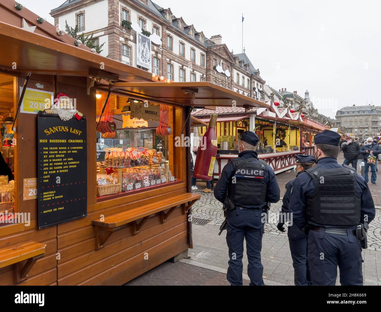 Police surveillance people wearing safety respiratory face mask Stock ...