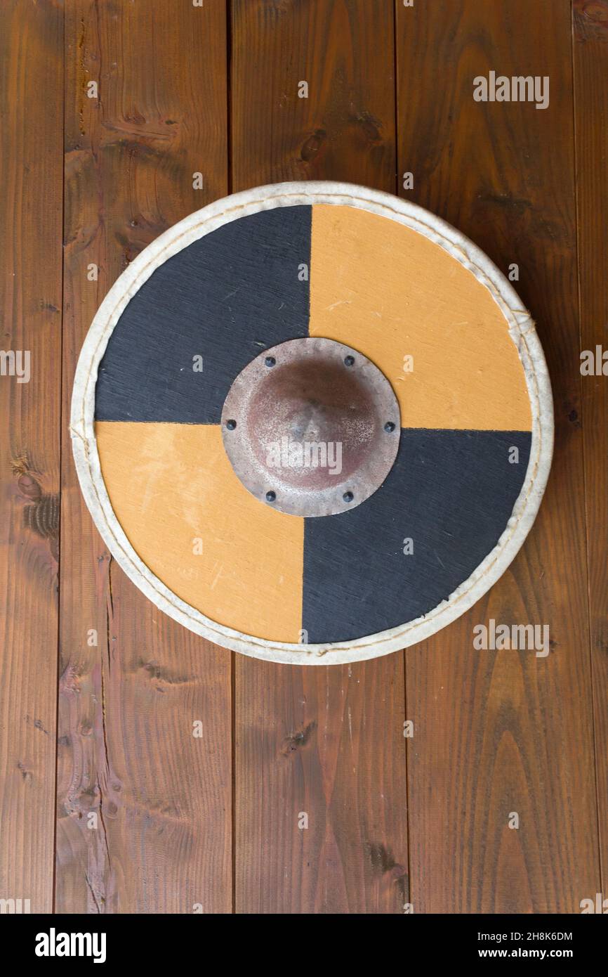 Viking shield wall hi-res stock photography and images - Alamy