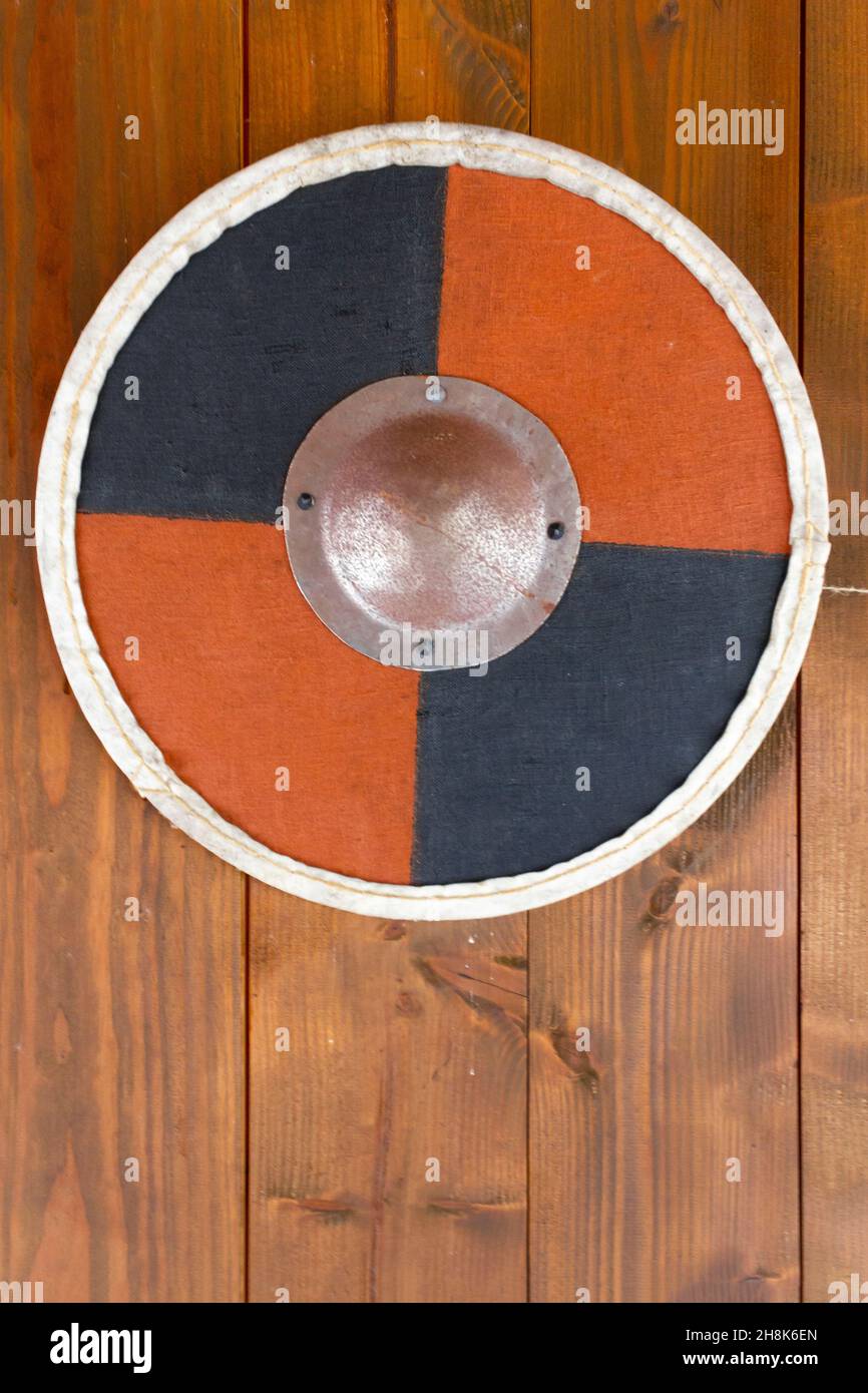 Viking shield wall hi-res stock photography and images - Alamy