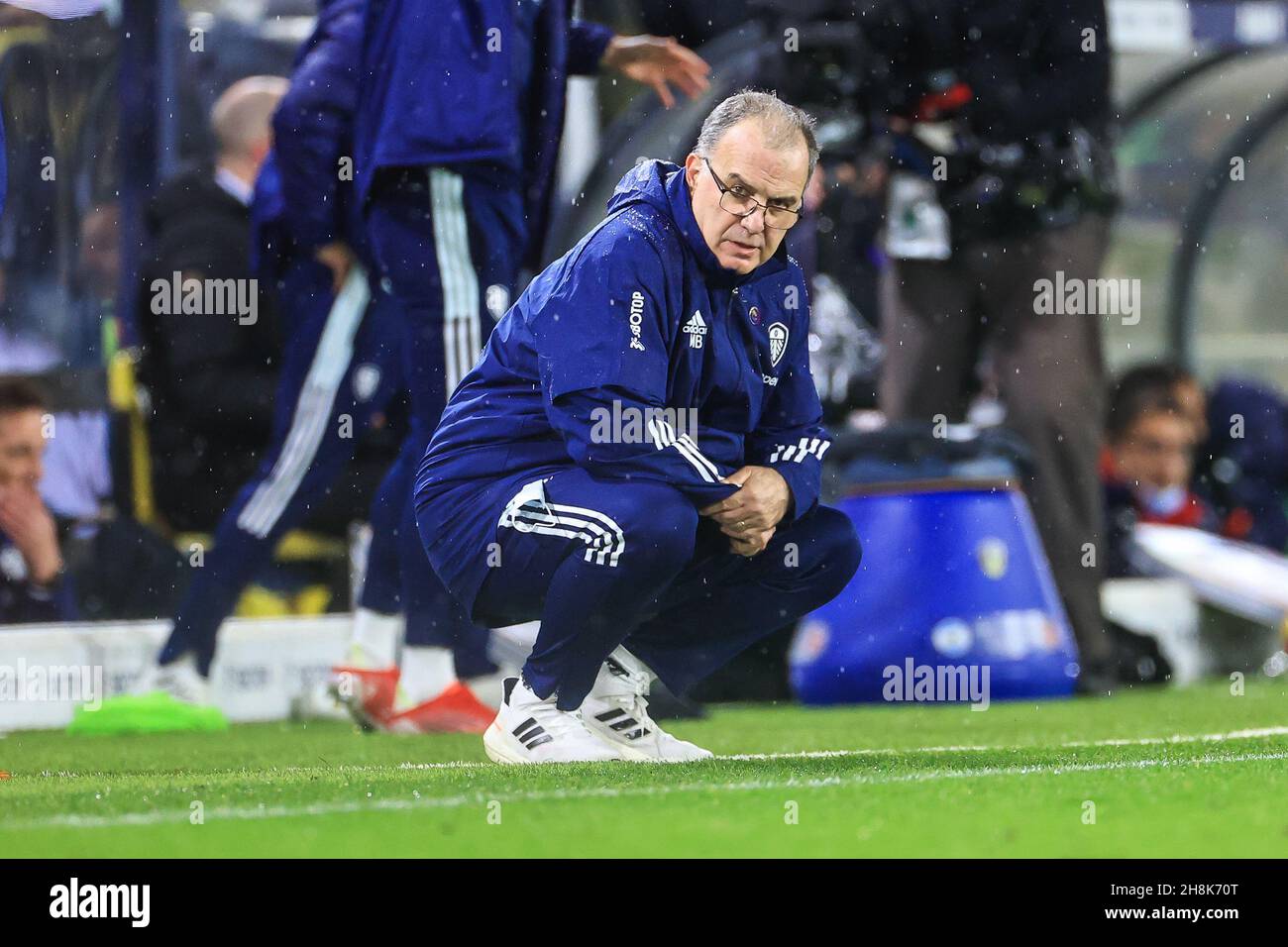 Marcelo Bielsa manager of Leeds United during the game in, on 11/30 ...