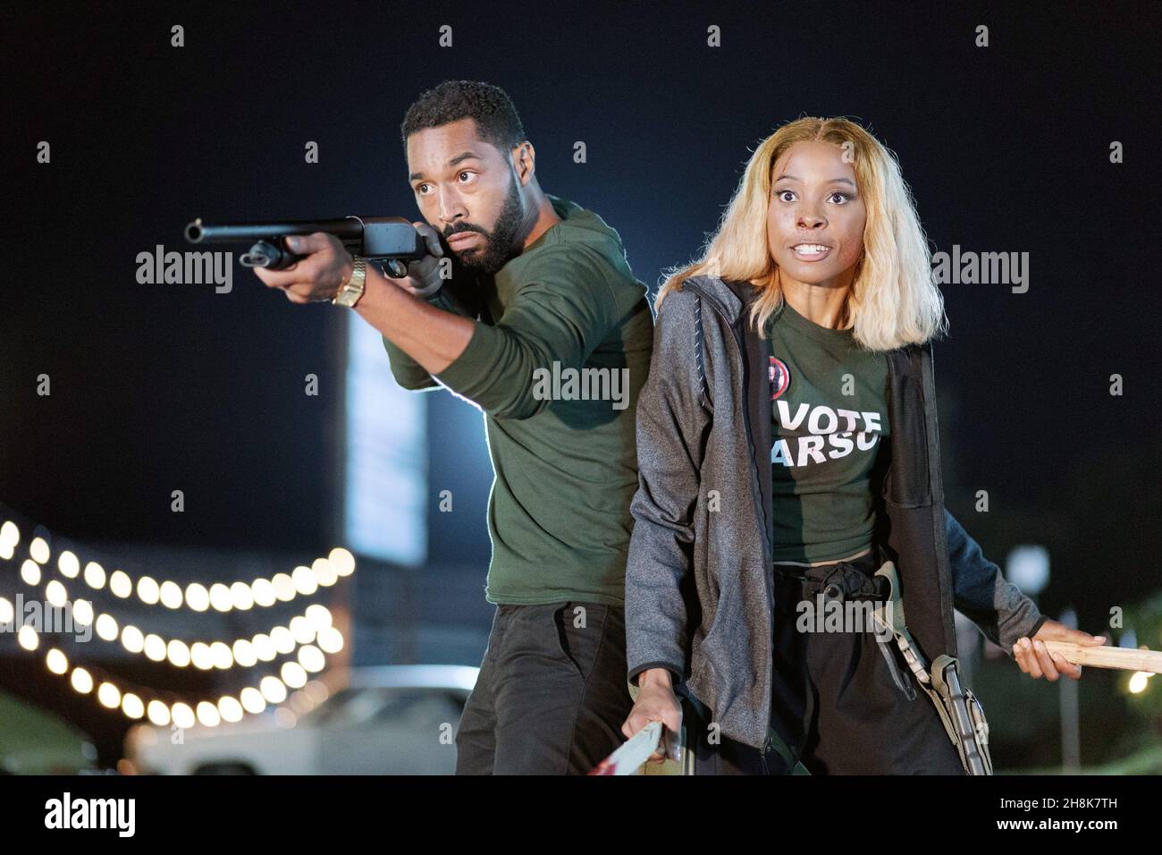 HORROR NOIRE, from left: Tone Bell, Erica Ash, 2021. ph: Steve Swisher ...