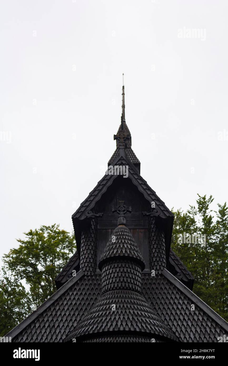 Fantoft Stave Church in Bergen, Norway Stock Photo - Alamy