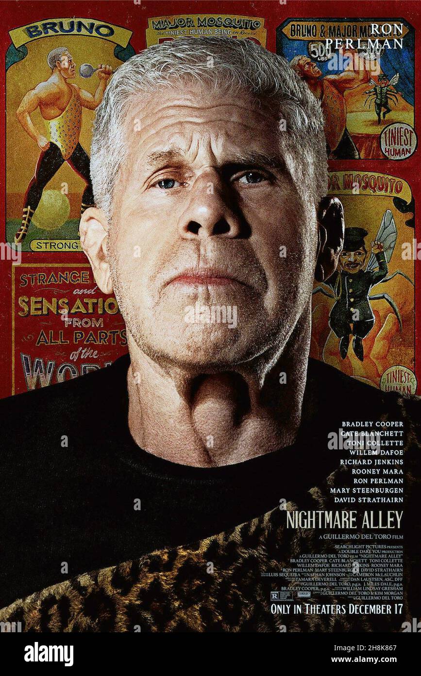NIGHTMARE ALLEY, US character poster, Ron Perlman, 2021. © Searchlight ...