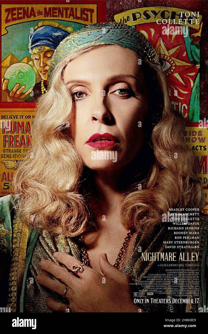 NIGHTMARE ALLEY, US character poster, Toni Collette, 2021 ...
