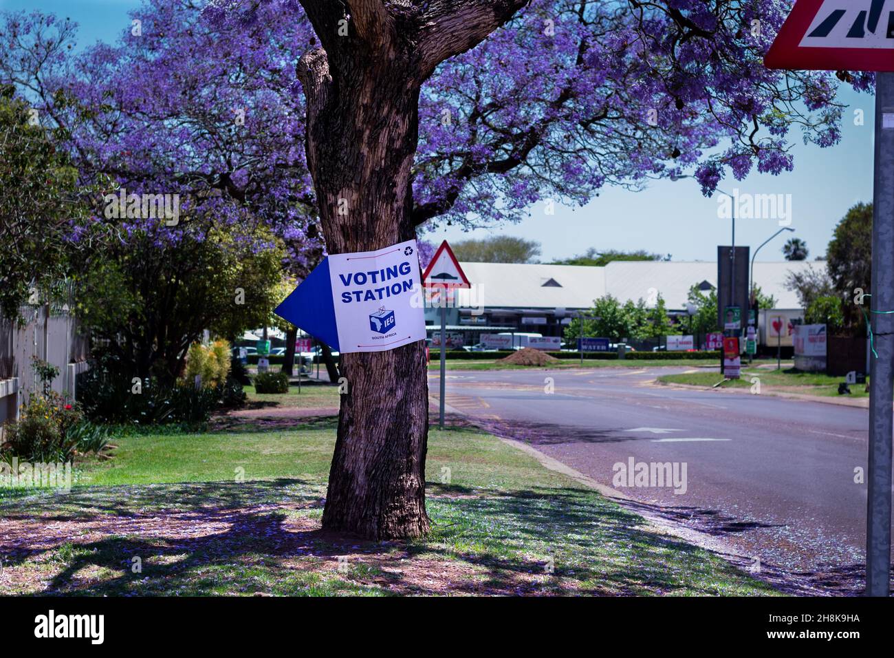 PRETORIA, SOUTH AFRICA - Nov 01, 2021: A South African IEC voting ...