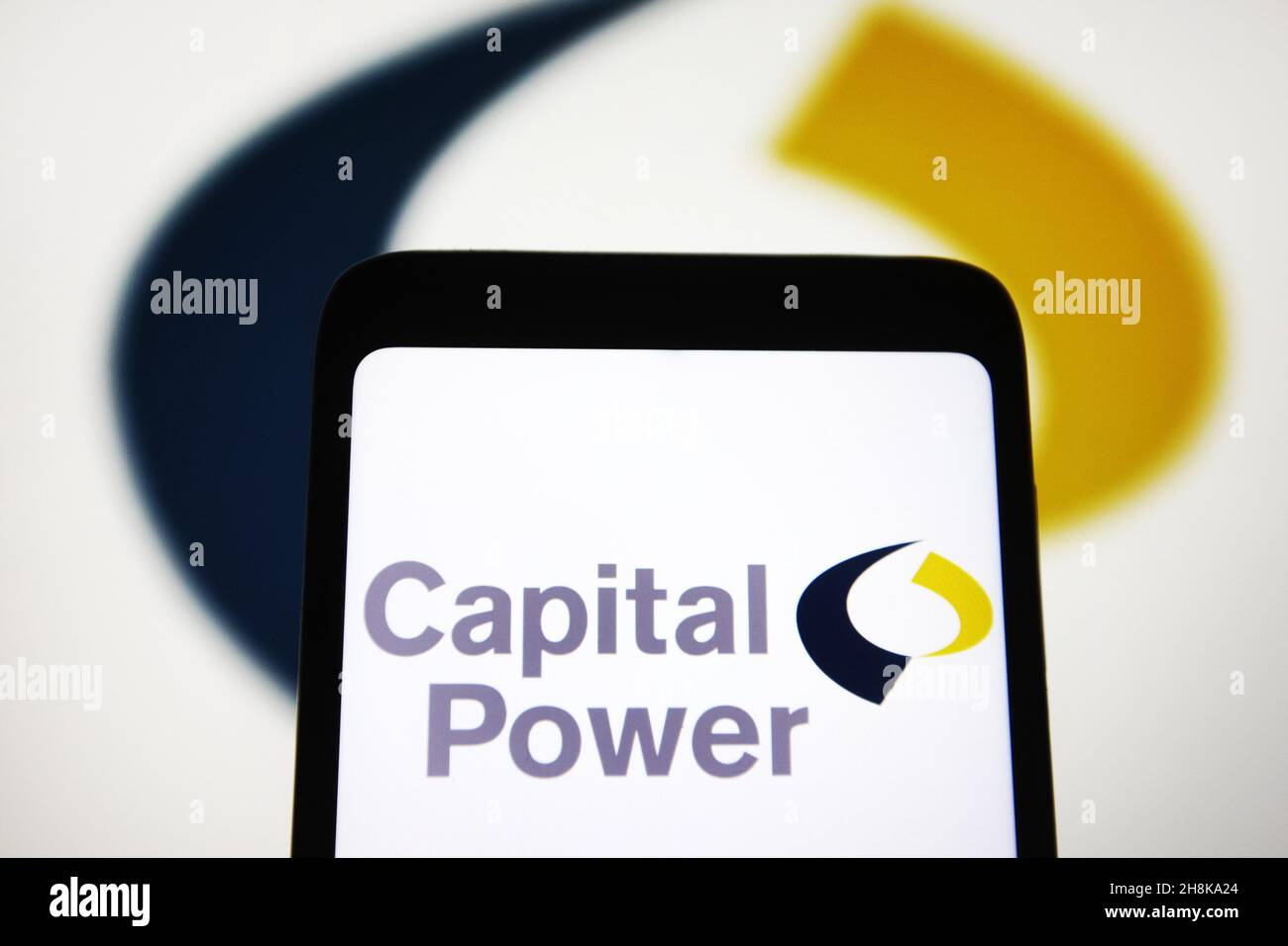 Ukraine. 30th Nov, 2021. In this photo illustration, Capital Power ...