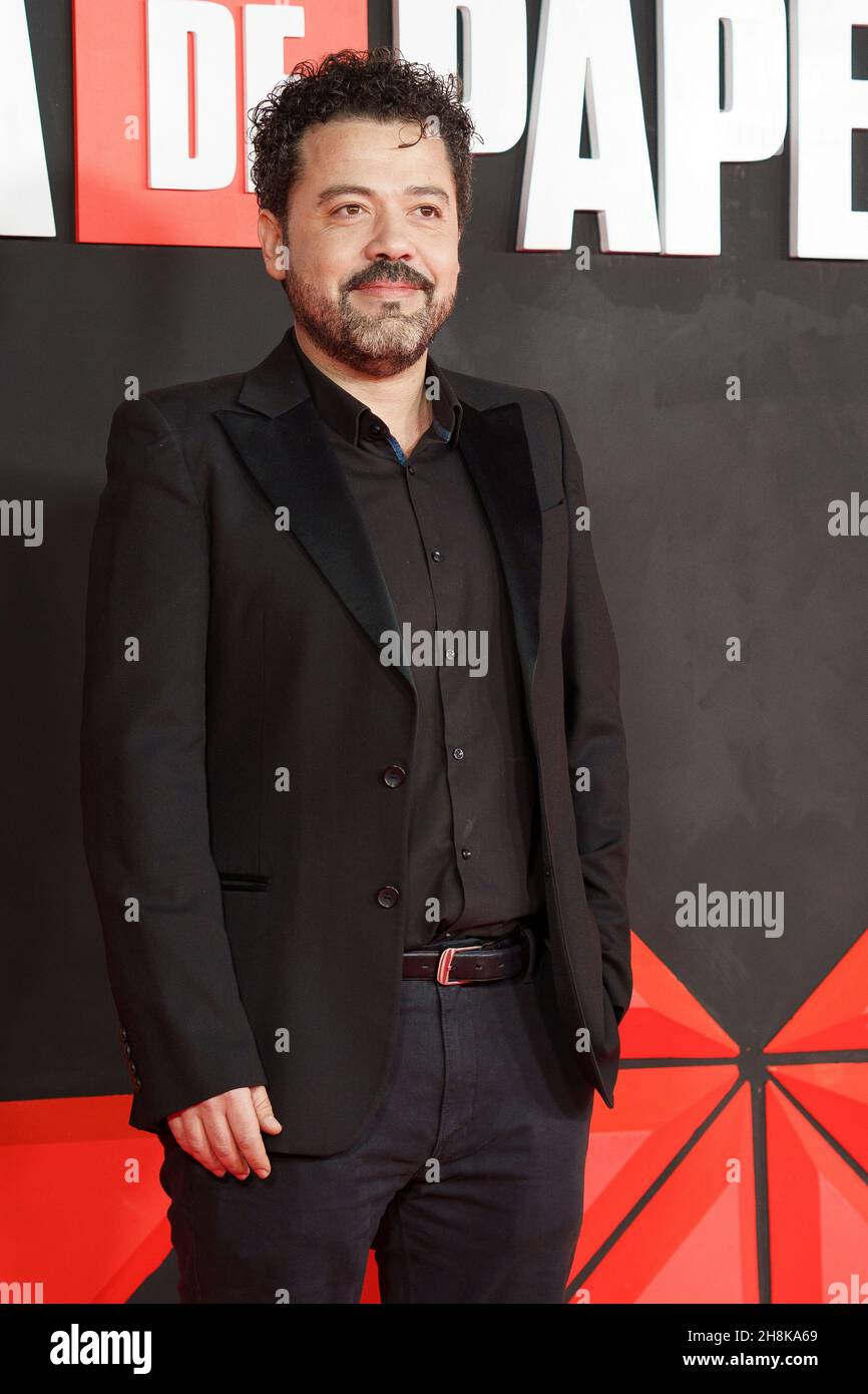 Madrid, Spain. 30th Nov, 2021. Jesus Colmenar attends the premiere for ...