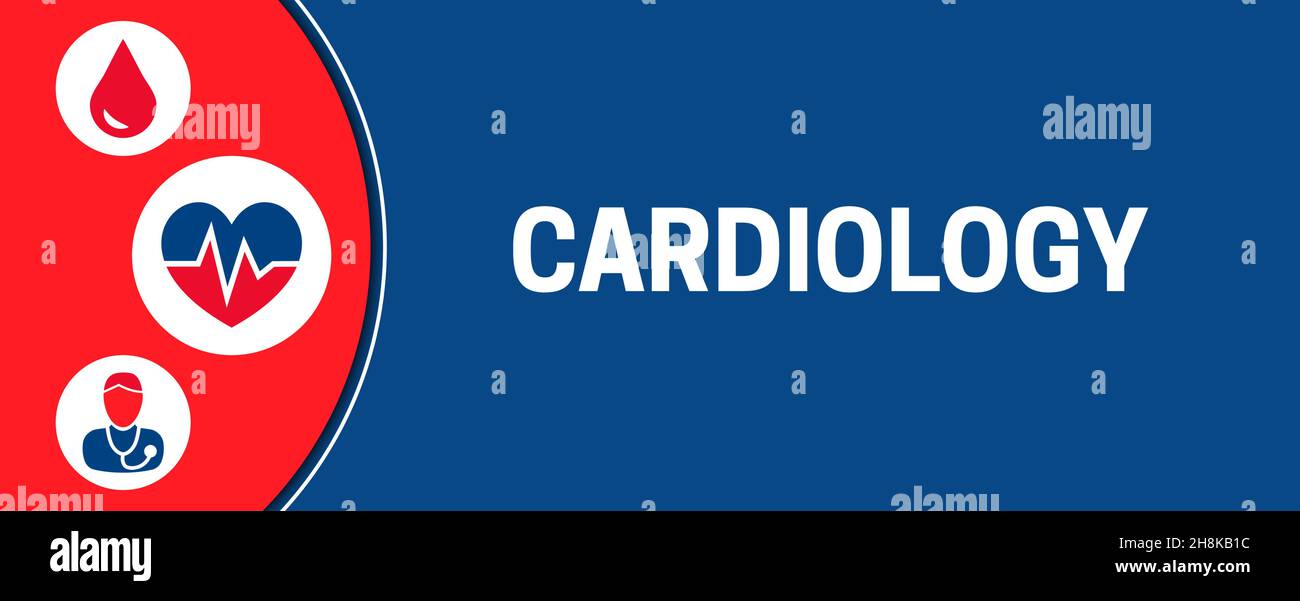 Blue and Red Cardiology Medical Background Illustration Stock Vector ...