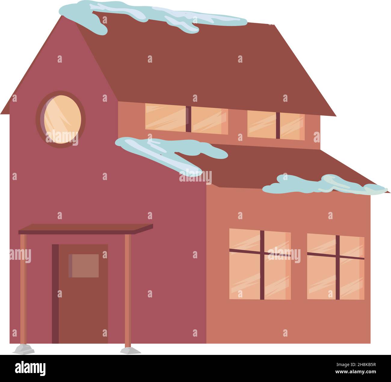 Traditional small village red Cut Out Stock Images & Pictures - Alamy