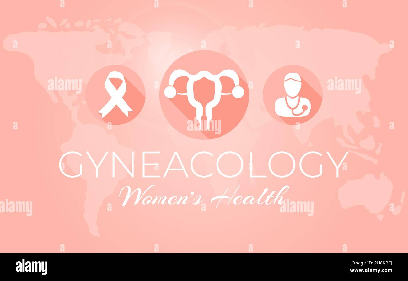 Gyneacology Women's Health Background Illustration for Gynecological ...