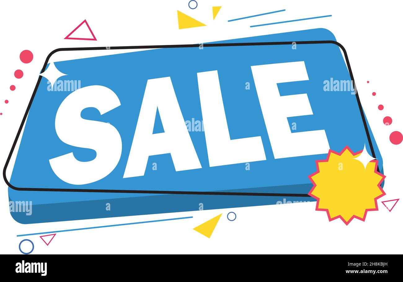 sale signboard design over white Stock Vector Image & Art - Alamy