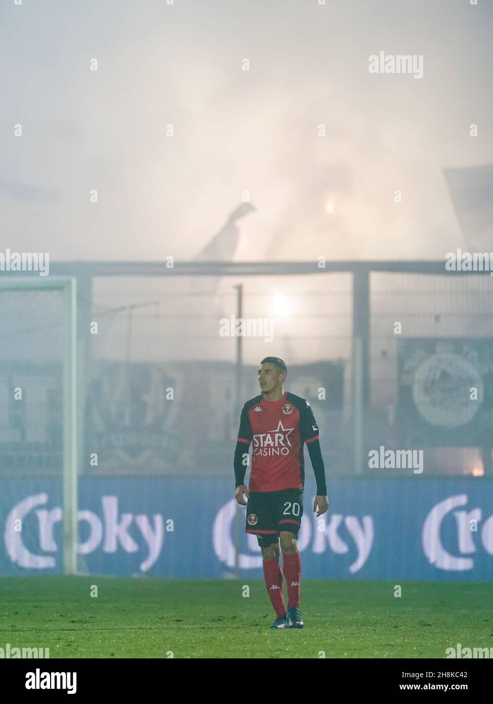 SERAING, BELGIUM - NOVEMBER 30: Yahya Nadrani of RFC Seraing during the ...