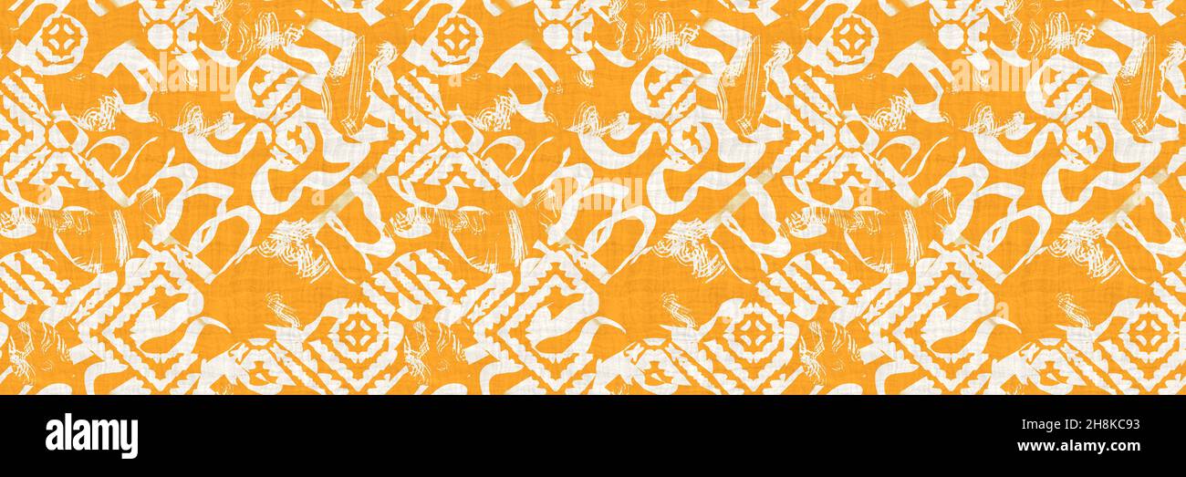Seamless two tone hand drawn brushed effect pattern border swatch Stock ...